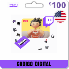 Twitch Gift Card (US) $50 Tarjeta de saldo | GamesCenter